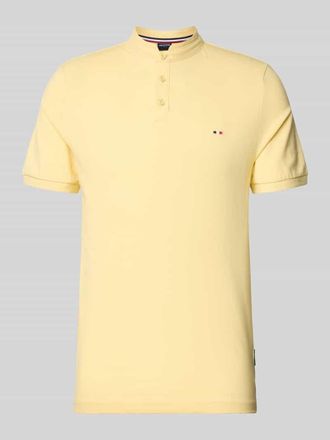 Daniel Hechter Slim Fit Poloshirt mit Stehkragen