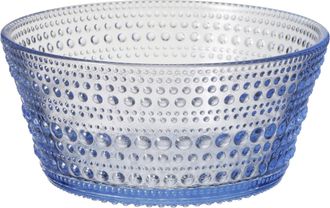 iittala Kastehelmi Schale, Glas, Aquablau, 23 cl