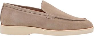 Exton Homme, Chaussures, Beige, Taille: 41 EU Suede Loafer