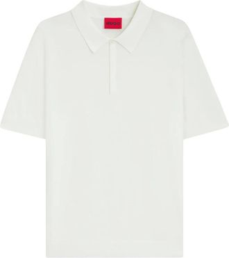 HUGO BOSS Homme, Tops, Beige, Taille: M Strick-Poloshirt