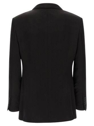 Tom Ford Mens Black Viscose Blazer Clothing