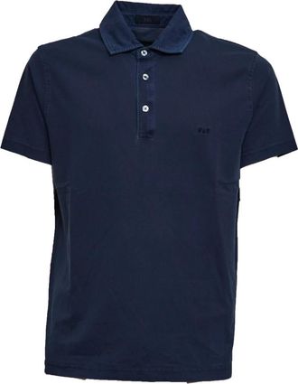 Fay Homme, Tops, Bleu, Taille: XL Polo en jersey