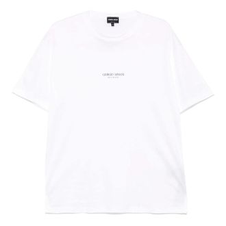 Giorgio Armani Herren, Oberteile, Wei&szlig;, SGr&ouml;&szlig;e