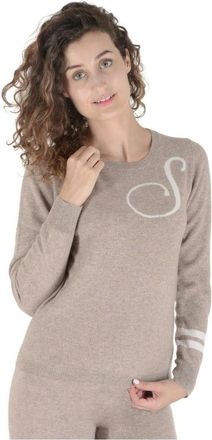 Dee Ocleppo Femme, Pulls, Brun, Taille: 44 FR Stockbridge Crew Neck Sweater