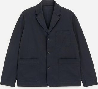 Arket Blazer Aus Baumwolltwill -Blau