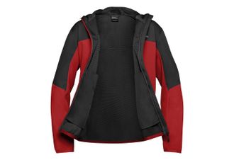 Jack Wolfskin Softshelljacke Softshelljacke Feldberg Hoody M mit Markenlogo und -schriftzug auf der linken Brust
