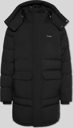 Calvin Klein Regular Fit Steppjacke mit abnehmbarer Kapuze