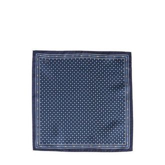Eton Pochette de costume &agrave; motif en soie