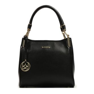 Kazar Universelle schwarze Handtasche mit Griffen - - Bags - Damen - Schwarzk - ONE SIZE