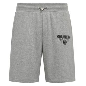 Philipp Plein Greatness Fleece Shorts - - Shorts - Herren - Grau - L
