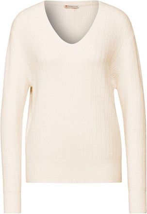 Street One V-Ausschnitt-Pullover Kuscheliger V-Neck Pullover (1-tlg)