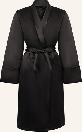 Hunkem&ouml;ller Hunkem&ouml;ller Bademantel Satin Fleece schwarz