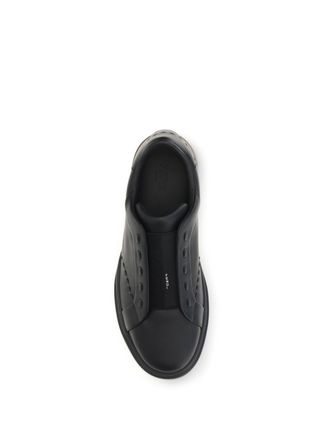 Fendi Mens Sneakers City Calf Leather Black-Chocolate Taupe Black-Black-Chocolate Upper: Trainers Black/black/chocolate