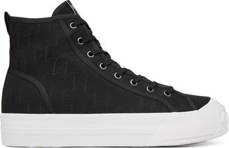 Karl Lagerfeld Sneakers aus Stoff KARL LAGERFELD Kampus Max V KL50546 Schwarz