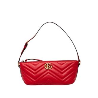 Gucci Sac bandouli&egrave;re matelass&eacute; doccasion - Femme - Pre-owned - Rouge - Taille: ONE Size
