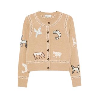 Sea NY Winslow Cardigan - - Knitwear - Damen - Beige - XS