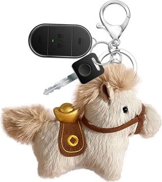 Generico Pendentif de voyage de 10 cm en forme de cheval pour sac &agrave; main - Porte-cl&eacute;s de sac animal mignon - Pour homme, fille, petit ami, amant, sac &agrave; dos, vo