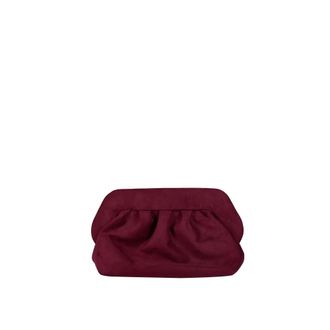 Themoir&egrave; Bios Suede Clutch - - Bags - Damen - Lila - ONE SIZE