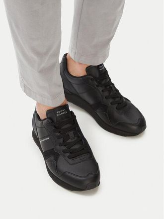 Tommy Hilfiger Sneakers T Hilfiger Core Lth Runner FM0FM06002 Schwarz