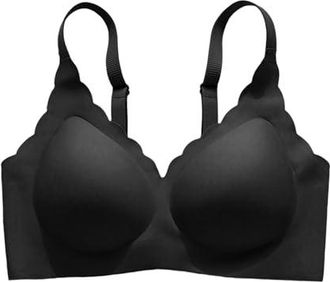 Generic Soutien Gorge Invisible Soutien Gorge sans Armature Brassiere Femme sans Armature De Classique Bandeau Glissant sans Bretelles Seamless Ligne Unique B