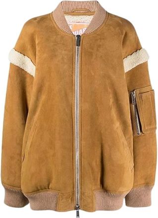 Dsquared2 Femme, Vestes, Brun, Taille: 34 FR Blouson