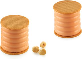 Silikomart Sweet Layers Silikonform f&uuml;r einzelne Portionen mit speziellem Ausstecher