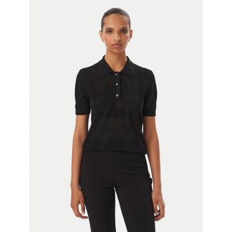 Guess Poloshirt W6YR17 Z0958 Schwarz Regular Fit