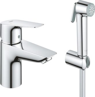 GROHE Start Edge - Miscelatore Da Lavabo Con Doccetta Bidet, Cromo 23773001 - Grohe