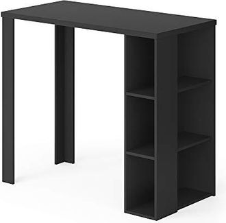 Vicco Table de Bar Noel, Noir, 120 x 60 cm