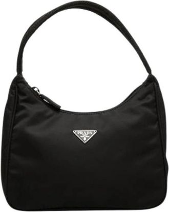 Prada Pre-owned Nylon Shoulder Bag - - Pre-owned - Damen - Schwarzk - ONE SIZE