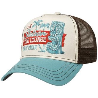 Stetson Casquette Trucker Tiki Lounge Femme/Homme - curved brim cap de baseball snapback avec visi&egrave;re, Snapback, visi&egrave;re Hiver Automne Printemps &Eacute;t&eacute; printemps