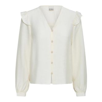 Ichi Blusen & Hemden - - Blouses & Shirts - Damen - Wei&szlig; - M