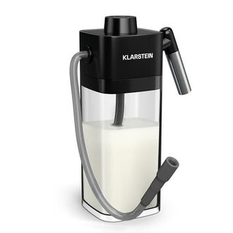 Klarstein SteelPresso mousseur &agrave; lait - 0,55 L, mousse cr&eacute;meuse, nettoyage facile, compatible machines SteelPresso, mousseur &agrave; lait &eacute;lectrique