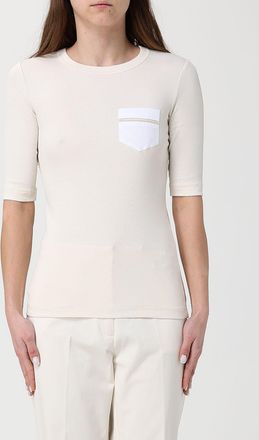 Fabiana Filippi T-Shirt FABIANA FILIPPI Damen Farbe Butter