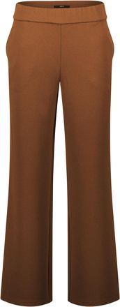 Zero Damen Stoffhose mit elastischem Bund 28 Inch 34, Bright Tobacco
