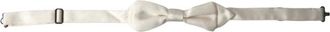 Dolce & Gabbana Homme, Accessoires, Blanc, Taille: ONE Size Tied Slim Papillon Bow Tie