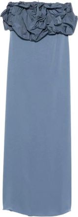 Max Mara Femme, Robes, Bleu, Taille: 40 FR Maxi Robes