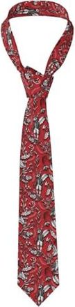 Generic Cravate Arbres, Animaux Et Fleurs, Rouge Fantaisie Classique Tie Tendance Cravates Homme Pour Mariage Affaires &Eacute;v&eacute;nements