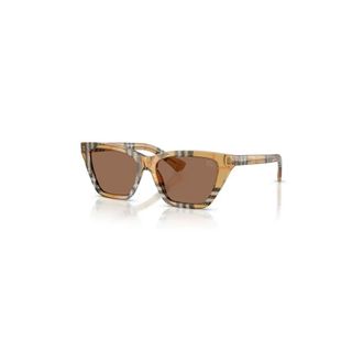 Burberry Lunettes de soleil - Femme - Accessoires - Beige - Taille: 54 MM