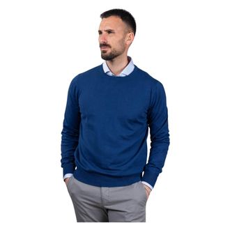 Gran Sasso Homme, Pulls, Bleu, Taille: XL Pull ras du cou