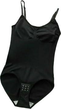 Generic YUJIEBB Body gainant grande taille pour femme, body sculptant, sous-v&ecirc;tement une pi&egrave;ce amincissant, Noir, XXL