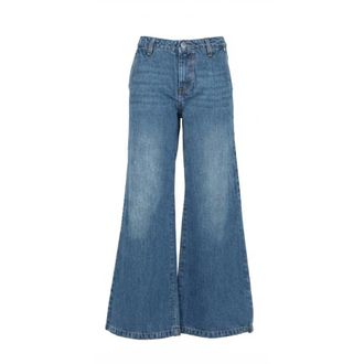 Ermanno Scervino Weite Jeans - - Jeans - Damen - Blau - XS