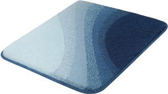 Kleine Wolke Badteppich Malin, Farbe: Iceblue, Material: 100 % Polyacryl, Gr&ouml;&szlig;e: 55x 65 cm