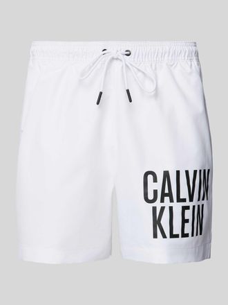 Calvin Klein Underwear Badehose mit Label-Print