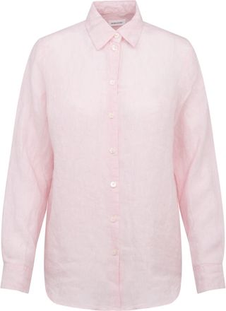 Seidensticker Damen Bluse - Fashion Bluse - Regular Fit - Hemdblusenkragen - Langarm - 100% Leinen