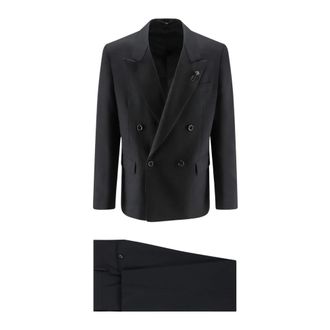 Lardini Zweireihiger Anzug - - Suits - Herren - Schwarzk - L