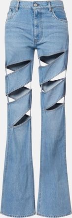 Coperni Wide-Leg Jeans Spiral