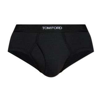 Tom Ford Homme, Sous-vêtements, Noir, Taille: S Slips avec Logo