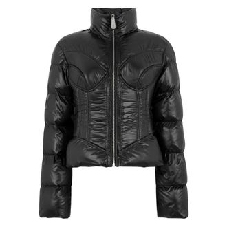 Philipp Plein Femme, Vestes, Noir, Taille: 38 FR Doudoune