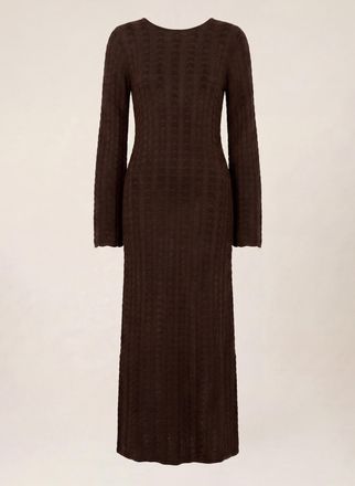 Kaffe Maxikleid Karoxanna braun